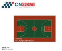 China 30 Springback Value SPU Baskeball Court Flooring for sale