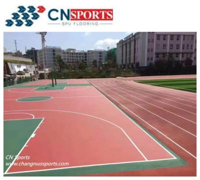 China Crystal SPU Basketball Flooring ISSS RoHS Certificated for sale