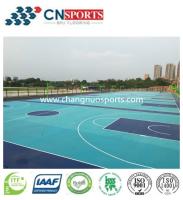 China CN-S01 Silicon PU Basketball Flooring ,Waterproof and High Rebound and Soundproof for sale