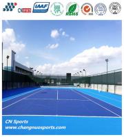 China 1.8mpa Tensile Strength Silicon PU Tennis Court Flooring for sale