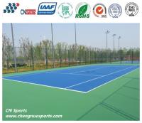 China 76 Slid Friction Silicon PU Tennis Flooring for sale