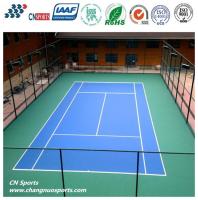 China 76 Slid Friction Silicon PU Tennis Flooring for sale