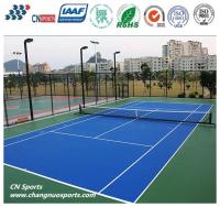 China Shock Absorption Tennis Court Synthetic Flooring Waterproof Resilient for sale