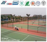 China 6mm 3.0mpa Tensile Strength Silicon PU Tennis Court Flooring for sale