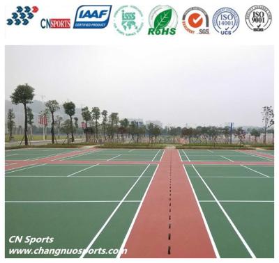 China Powder ≤1Grade Silicon PU Tennis Court Flooring for sale