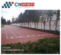 China Anti UV Outdoor Athletic Rubber Running Track Flooring for sale