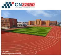 China High Ductility Synthetic Running Track High Bund Anti Slide jogging track for sale
