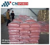 China 4mm Cushion Resilient EPDM Rubber Granules Pellets For Running Track for sale