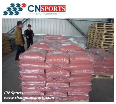 China 4mm Cushion Resilient EPDM Rubber Granules Pellets For Running Track for sale