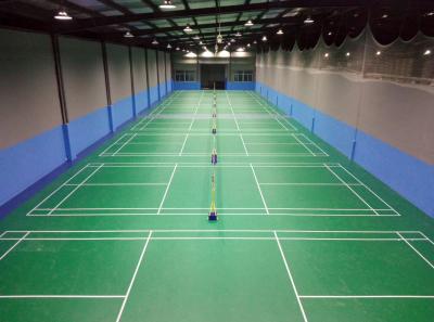 China Cushion Rebounce PVC Sports Flooring Indoor Badminton Sports Flooring for sale