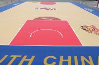 China Waterproof Tennis Court Synthetic Flooring Environmental Friendly for sale