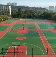 China CN-S01 SPU Basketball Flooring With Non Toxic Harmless Green Material for sale