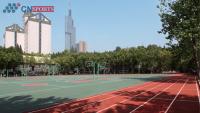 China Anti Static SPU Flooring Silicon Polyurethane Tennis Court Flooring for sale