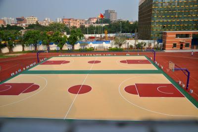 China Level1 Flame Retardant Spu Flooring Anti Slide For Basketball for sale