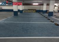 China Green Car Park Epoxy Flooring , Non Slip All Weather Floors Polyurea for sale