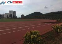 China 13mm PU Running Track , Full PUR System Tartan Running Track for sale