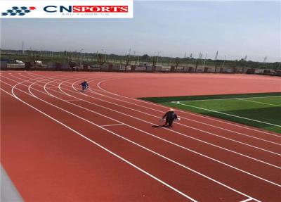 China Outdoor PU Running Track , All Weather Playground Running Track for sale