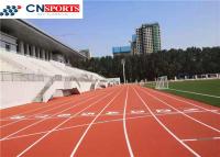 China Soundproof Polyurethane Running Track , RoHS Synthetic Athletic Track for sale