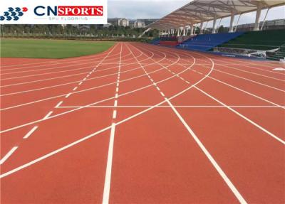 China Sports Flooring PU Running Track 13mm IAAF Approved for sale