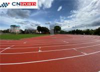 China Soundproof Polyurethane Running Track , RoHS Synthetic Athletic Track for sale