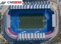 China Outdoor Running Track Flooring , Blue Synthetic Sports Flooring for sale