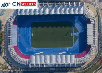 China Outdoor Running Track Flooring , Blue Synthetic Sports Flooring for sale