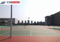China Buffering 1.12MPa Tennis Court Flooring Silicon Polyurethane for sale