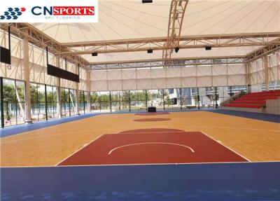 China Rubber Synthetic Basketball Court Flooring IAAF Anti Slip for sale