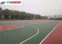 China Cushion Elastic SPU Flooring 1.6Mpa Hard Top Soft Bottom for sale