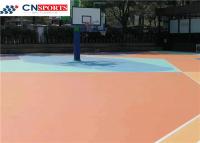 China All Weather SPU Flooring , Waterproof Synthetic Basketball Court Flooring for sale