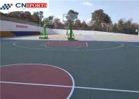 China 3mm-8mm Cushion Rebounce Shock Absorption SPU Sports Court Flooring for sale
