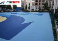 China All Weather SPU Flooring , Waterproof Synthetic Basketball Court Flooring for sale