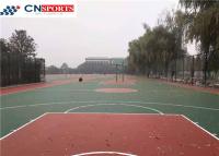 China 3mm-8mm Cushion Rebounce Shock Absorption SPU Sports Court Flooring for sale