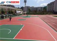China Cushion Elastic SPU Flooring 1.6Mpa Hard Top Soft Bottom for sale