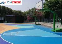 China 8mm Painting SPU Flooring All Weather Outdoor Synthetic Basketball Court for sale