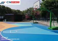 China 8mm Painting SPU Flooring All Weather Outdoor Synthetic Basketball Court for sale