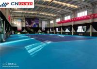 China Blue SPU Flooring , 2.3mm Indoor Basketball Court Flooring for sale