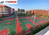 China Classic Green Outdoor Sport Court Flooring Soundproof for sale