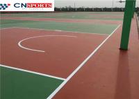China Classic Green Outdoor Sport Court Flooring Soundproof for sale