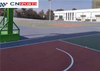 China ISO Synthetic Basketball Court Flooring Iscolour Resistance for sale