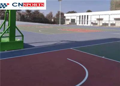 China ISO Synthetic Basketball Court Flooring Iscolour Resistance for sale