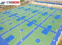 China SPU IAAF Synthetic Basketball Court Flooring UV Resistant for sale