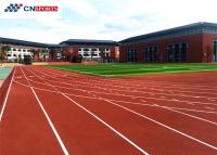 China Red EPDM Granule PU Running Track Full Pour Polyurethane Binder for sale