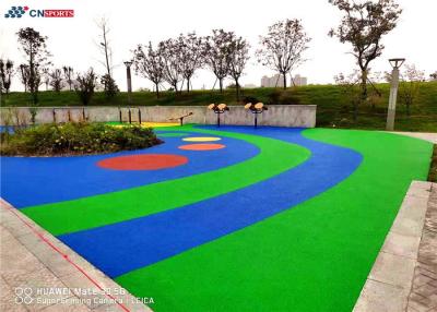 China ISO Blue EPDM Rubber Granules Sports Flooring Runing Track Playground for sale