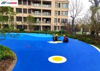 China SCHOOL BACKYARD RUBBER FLOORING , YELLOW EPDM GRANULES FLOORING for sale