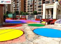 China SCHOOL BACKYARD RUBBER FLOORING , YELLOW EPDM GRANULES FLOORING for sale