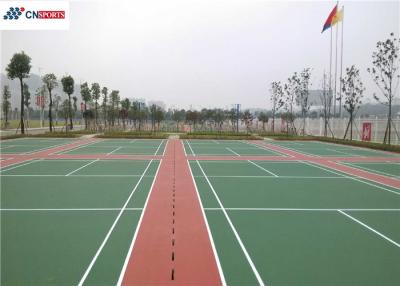 China Spu Tennis Court Flooring Weatherable Waterproof Soundproof for sale