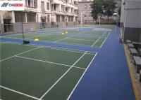 China 835 Elongation at break SPU Tennis Flooring for sale
