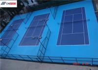 China Concrete Asphalt Base Silicon PU Basketball Flooring High Rebound for sale
