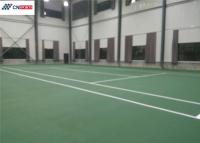 China IAAF Badminton Court Rubber Flooring No Bubble Waterproof for sale